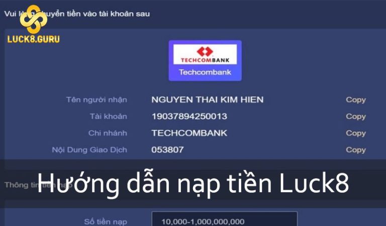 Hướng Dẫn Nạp Tiền Luck8 Một Cách Chi Tiết - Học Viện Board Game